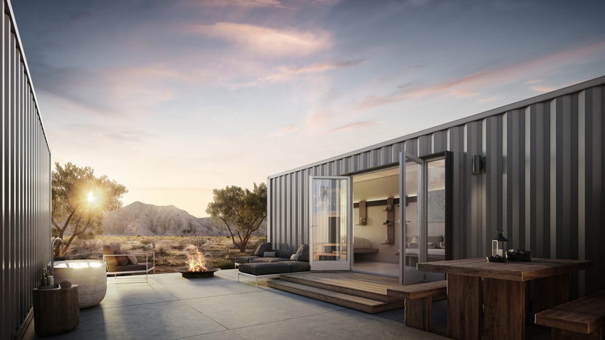 Modern Desert Oasis: Building Reset Hotel the Modular Way - Modular ...